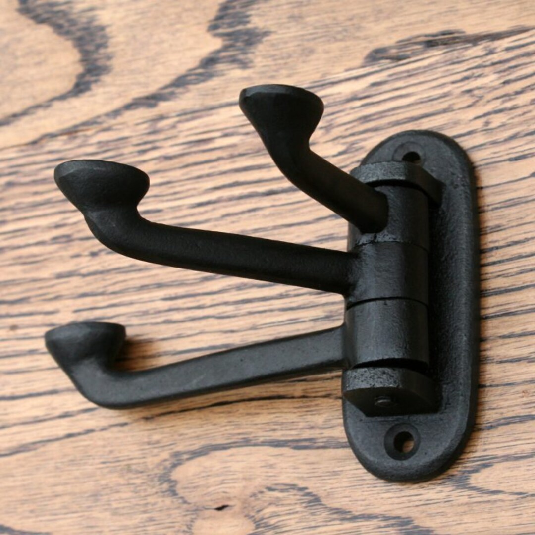 Triple Arm Coat Hook 4 Inch - Etsy