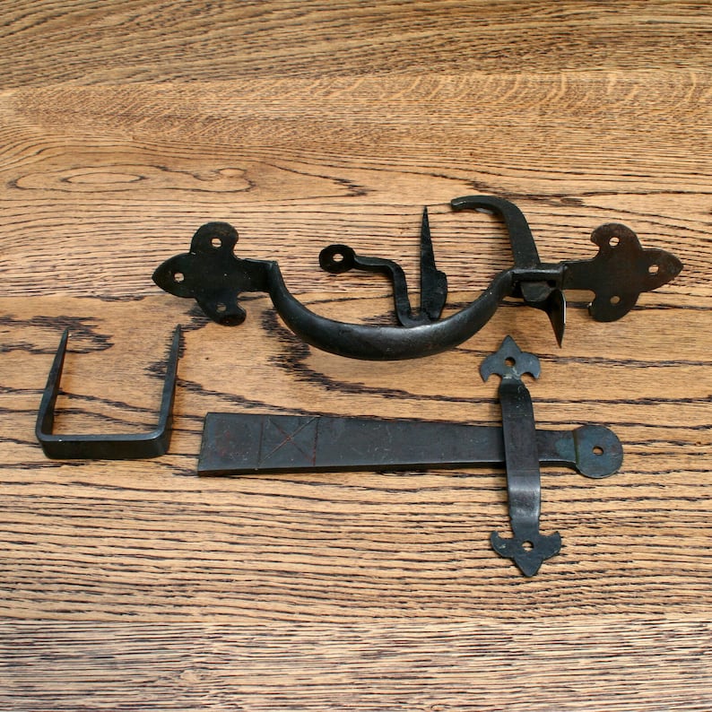 Black Latch Vintage Suffolk Thumb Latches Rustic Antique - Etsy
