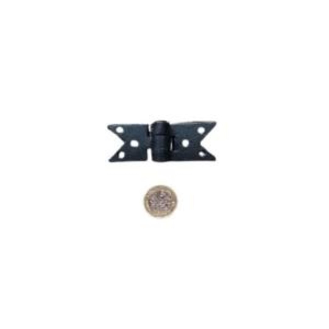 Hand Forged Black Iron Hinges: Rustic Farmhouse Cabinet Hardware - Etsy