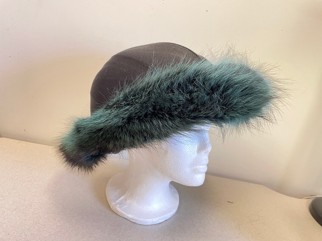 Real Green Fox Fur Ski Helmet Cover - Etsy