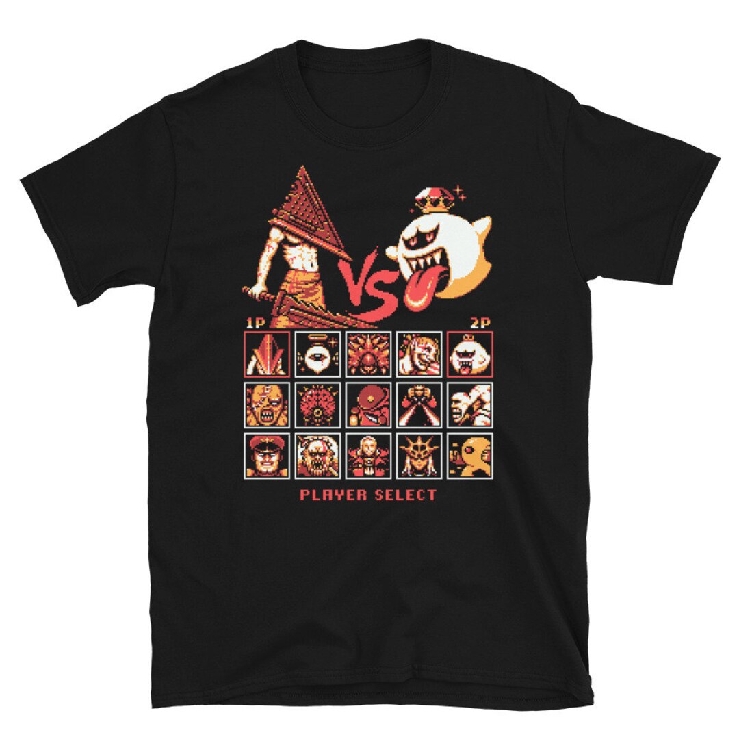 Pixel Horror Fighting Game Unisex T-shirt - Etsy