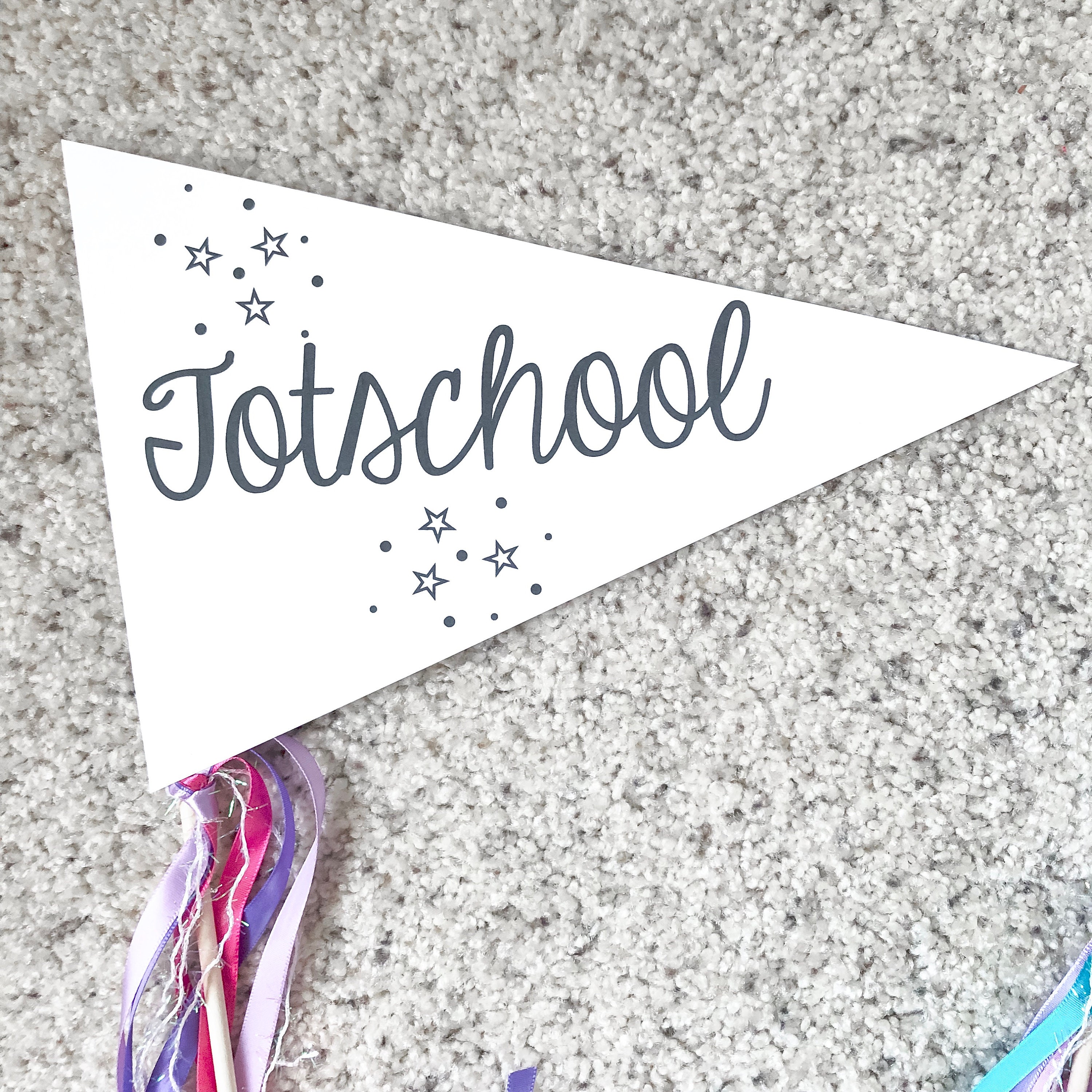 25 Printable School Flags, First Day of School Flag, Homeschool Flag ...