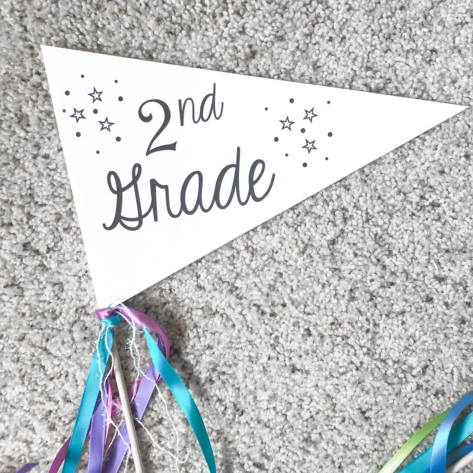 25 Printable School Flags, First Day of School Flag, Homeschool Flag ...