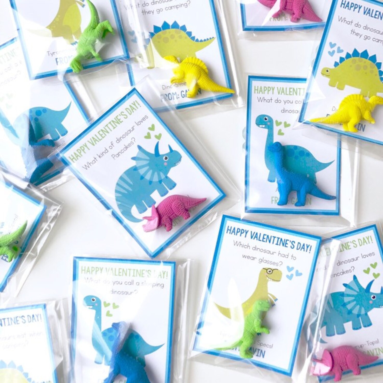 Printable Dinosaur Valentine Cards, Dinosaur Valentines, Dinosaur Joke ...