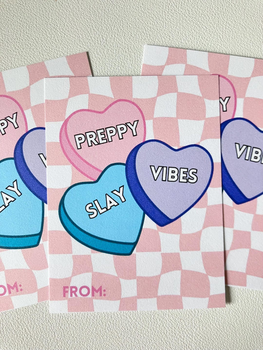 Preppy Valentines Printable Cards, Slay Vibes Demure Mindful Valentines ...