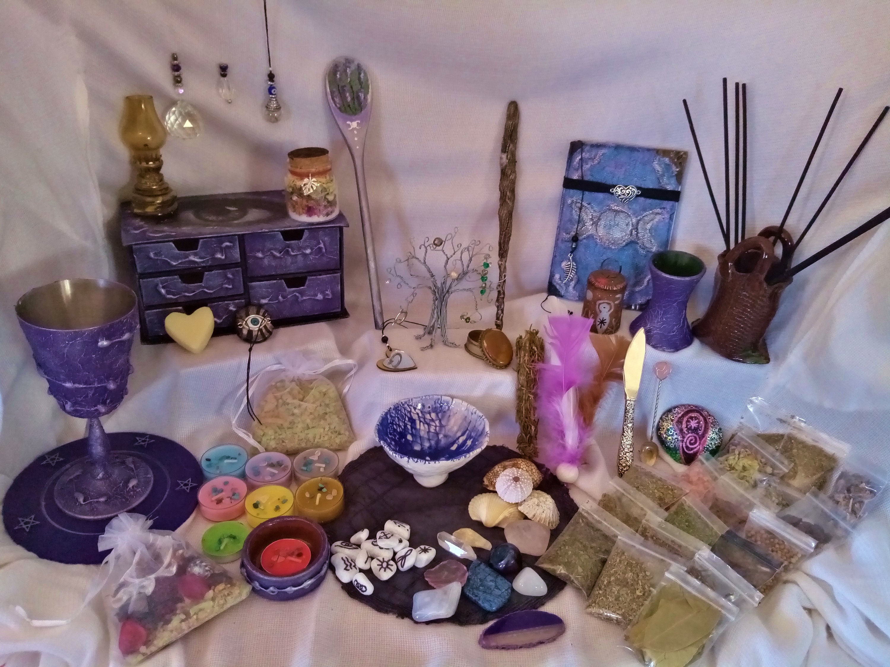 Witches Starter kit Pagan Altar Kit Wicca Baby Witch Kit | Etsy