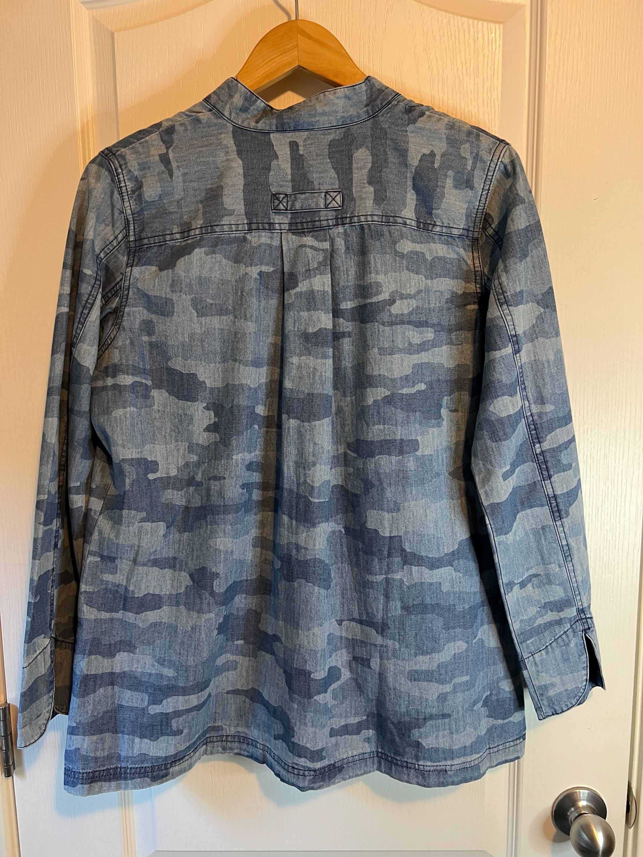 Blue Camo Jacket - Etsy