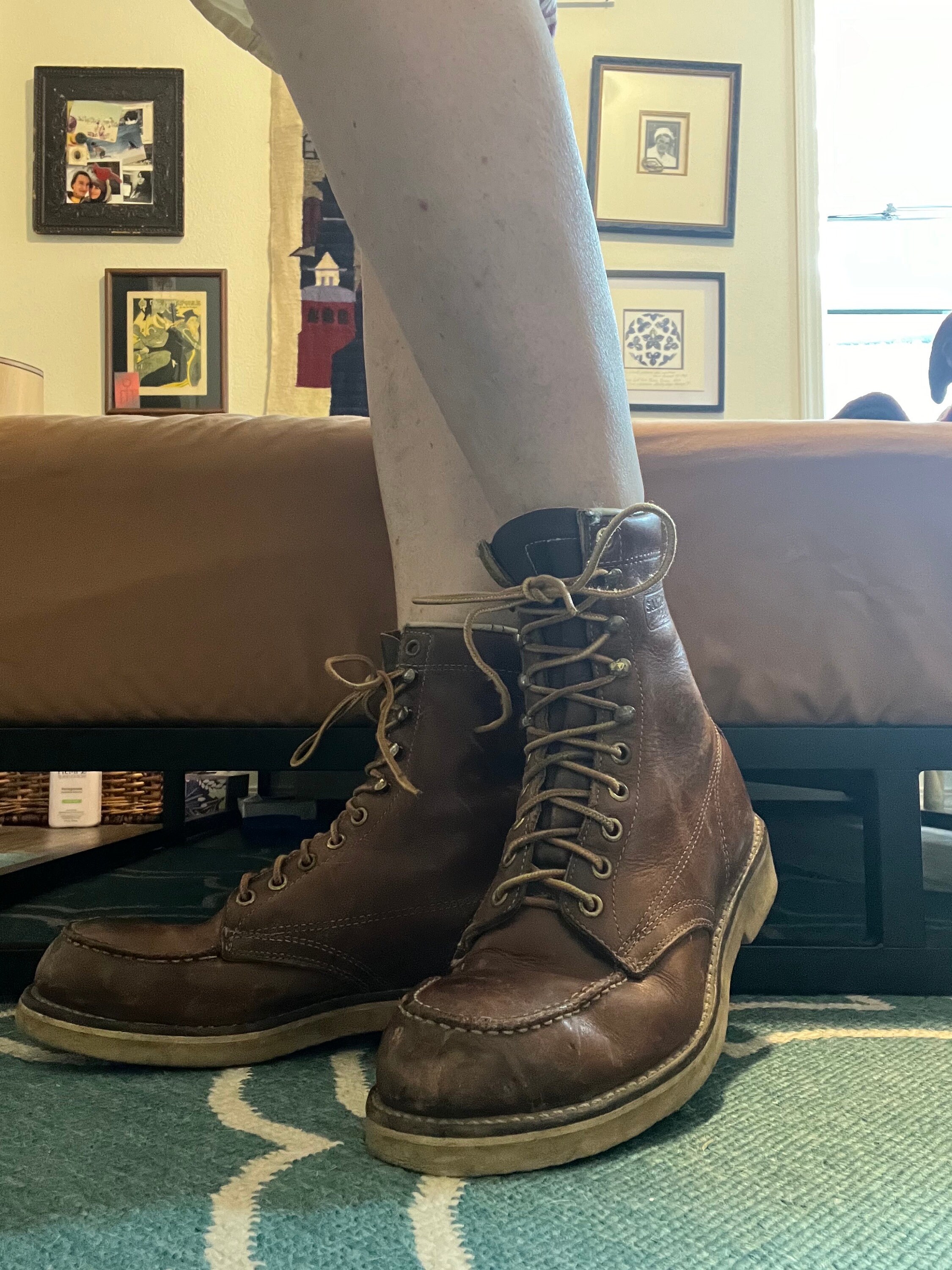 Vintage Work Boots - Etsy