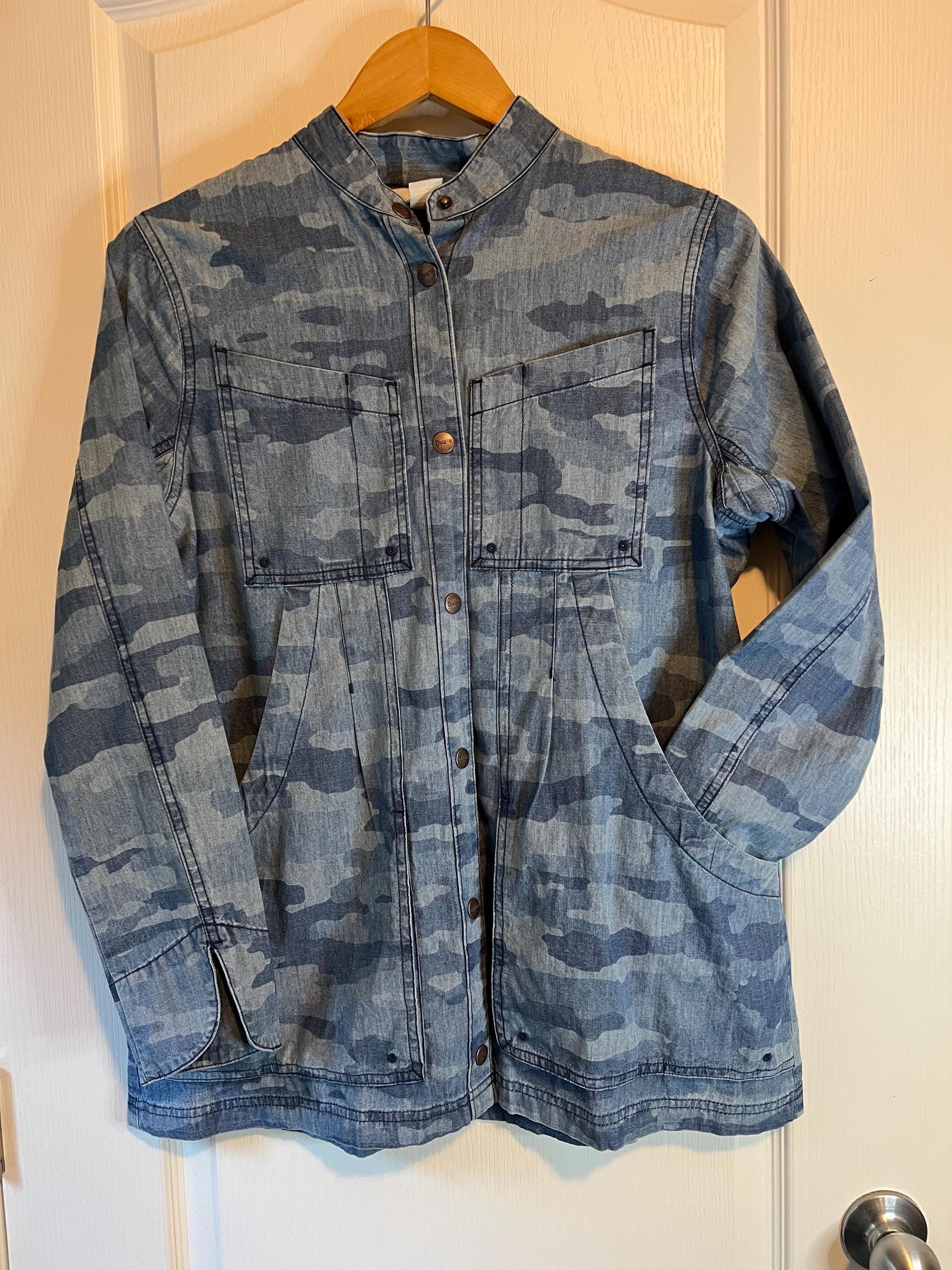 Blue Camo Jacket - Etsy