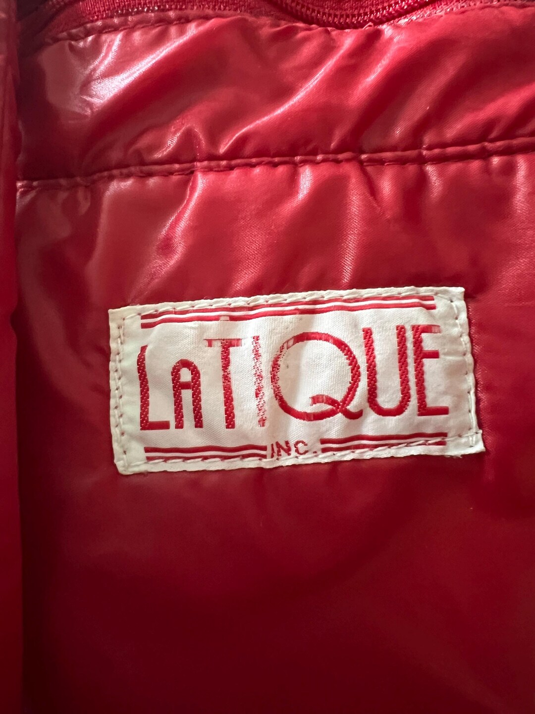 Red Puffer Duffle Bag - Etsy