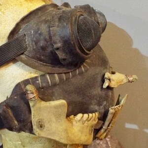 Post Apocalyptic Raider Mask & Goggles Leather, Bones and Tusks - Etsy