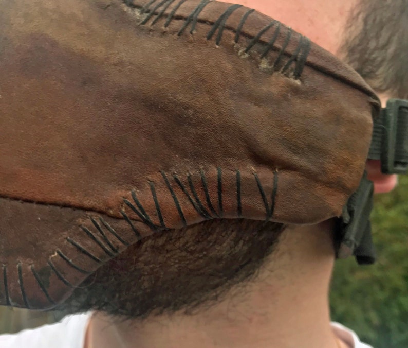 Dystopian Leather Face Mask - Etsy UK