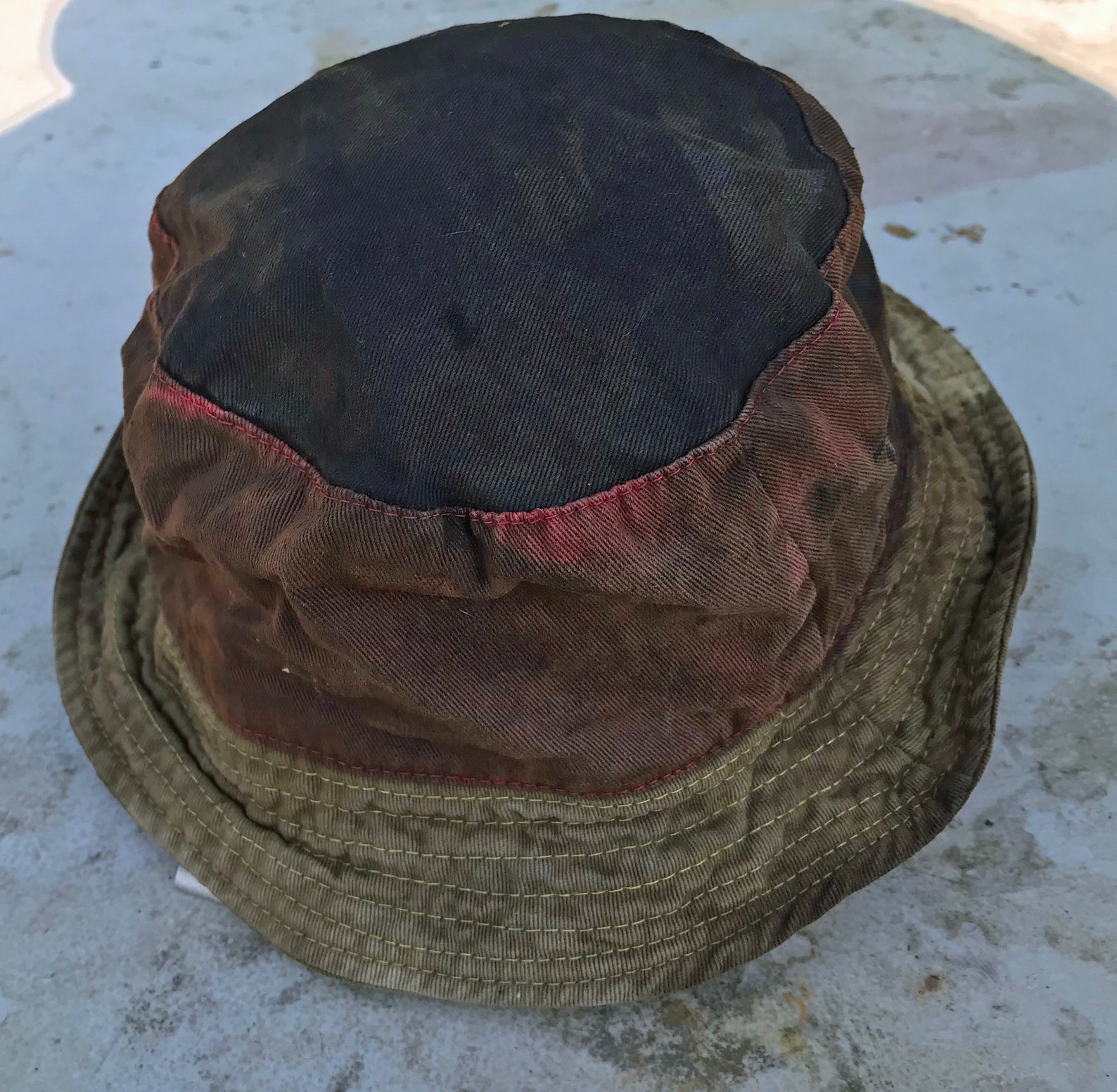 Distressed German Bucket Hat Small / 54cm - Etsy