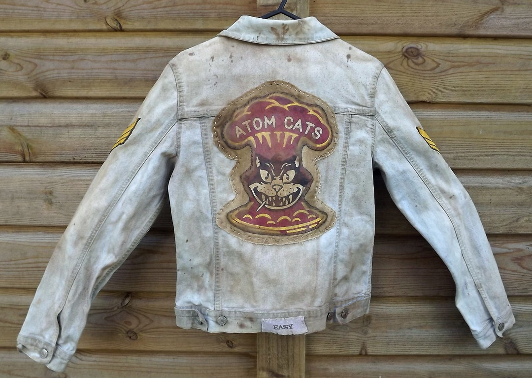 Atom Cats Denim Jacket Size 6 - Etsy