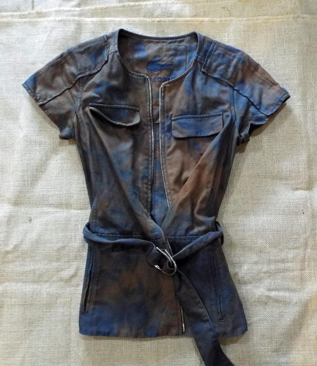 Lacoste Cottagecore Wasteland Basic Dirt Dyed Linen/cotton Body Suit ...