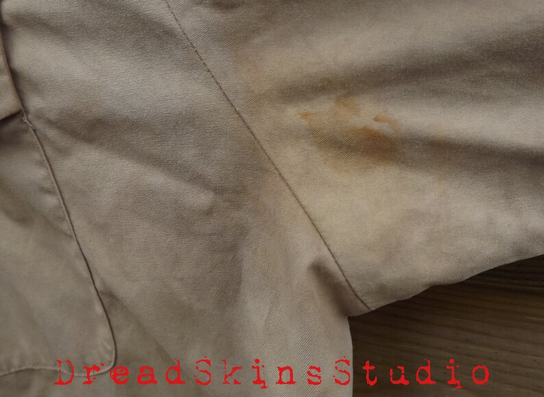 Rust Dyed Shirt Postapocalyptic Dirt Stained Wasteland | Etsy