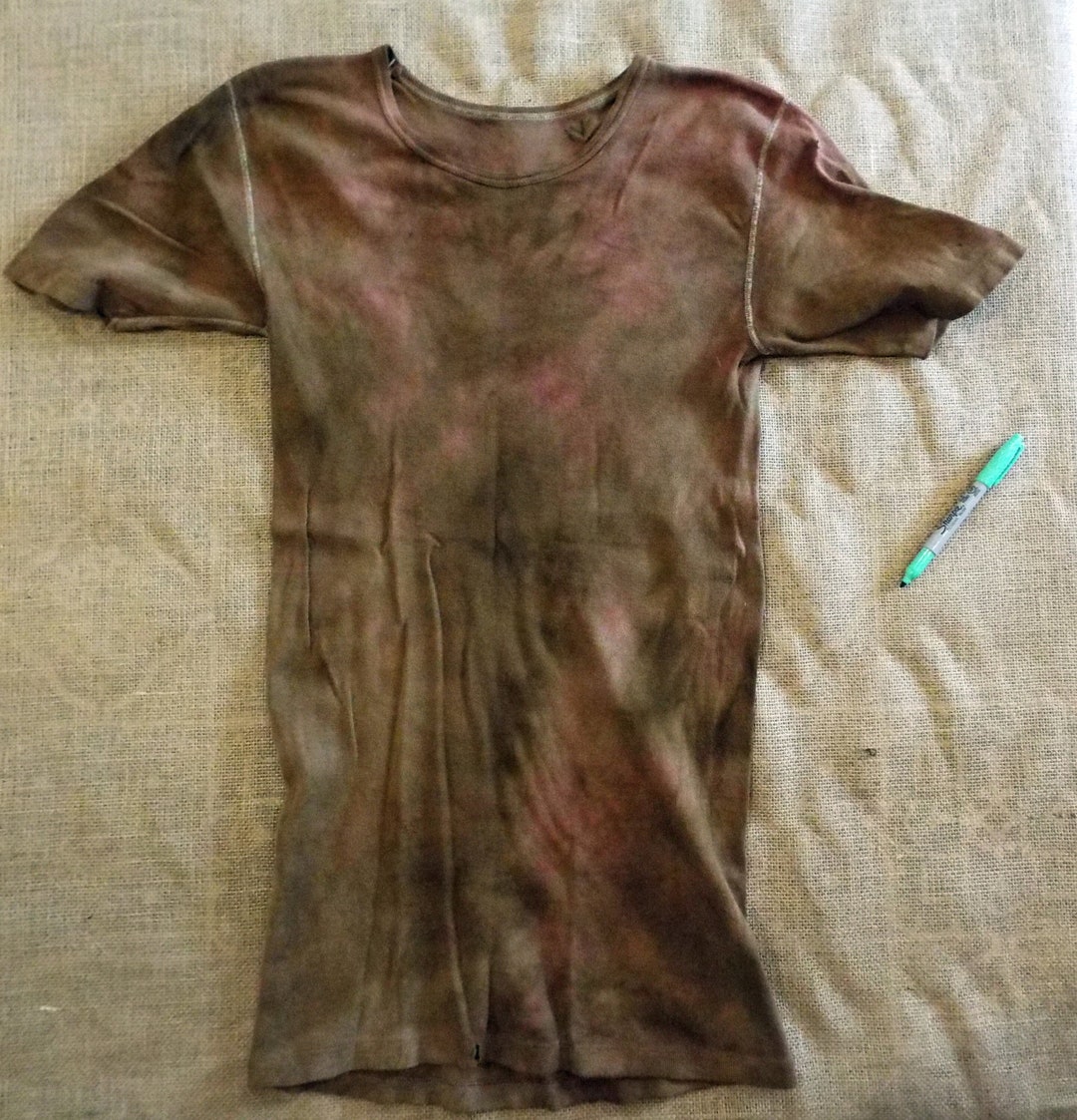Mudwash Distressed Apocalyptic Pink T Shirt - 38" / M - B011 - Etsy