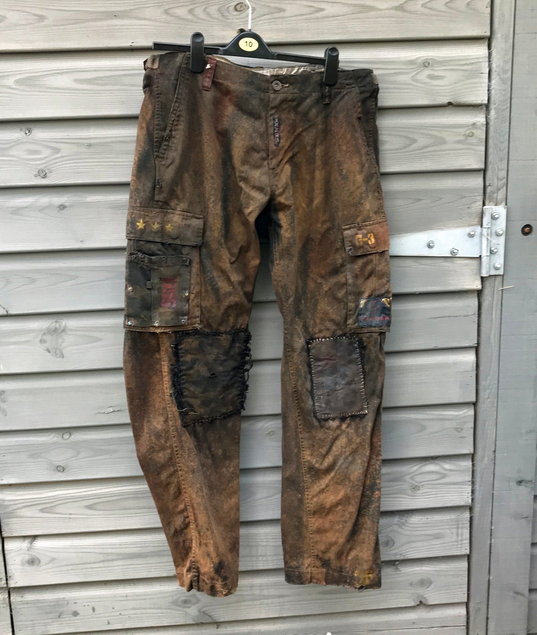 CUSTOM Postapocalyptic Wasteland Trousers Pants Raider LARP - 30 to 44 ...
