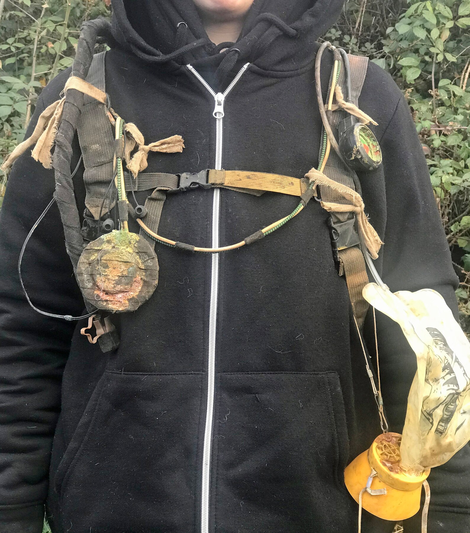 Post Apocalyptic Cyberpunk Scavenger Rig Backpack Water, Oxygen & Radio ...