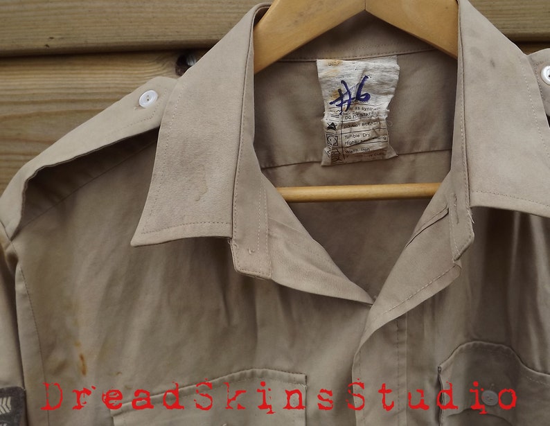 Rust Dyed Shirt Postapocalyptic Dirt Stained Wasteland | Etsy