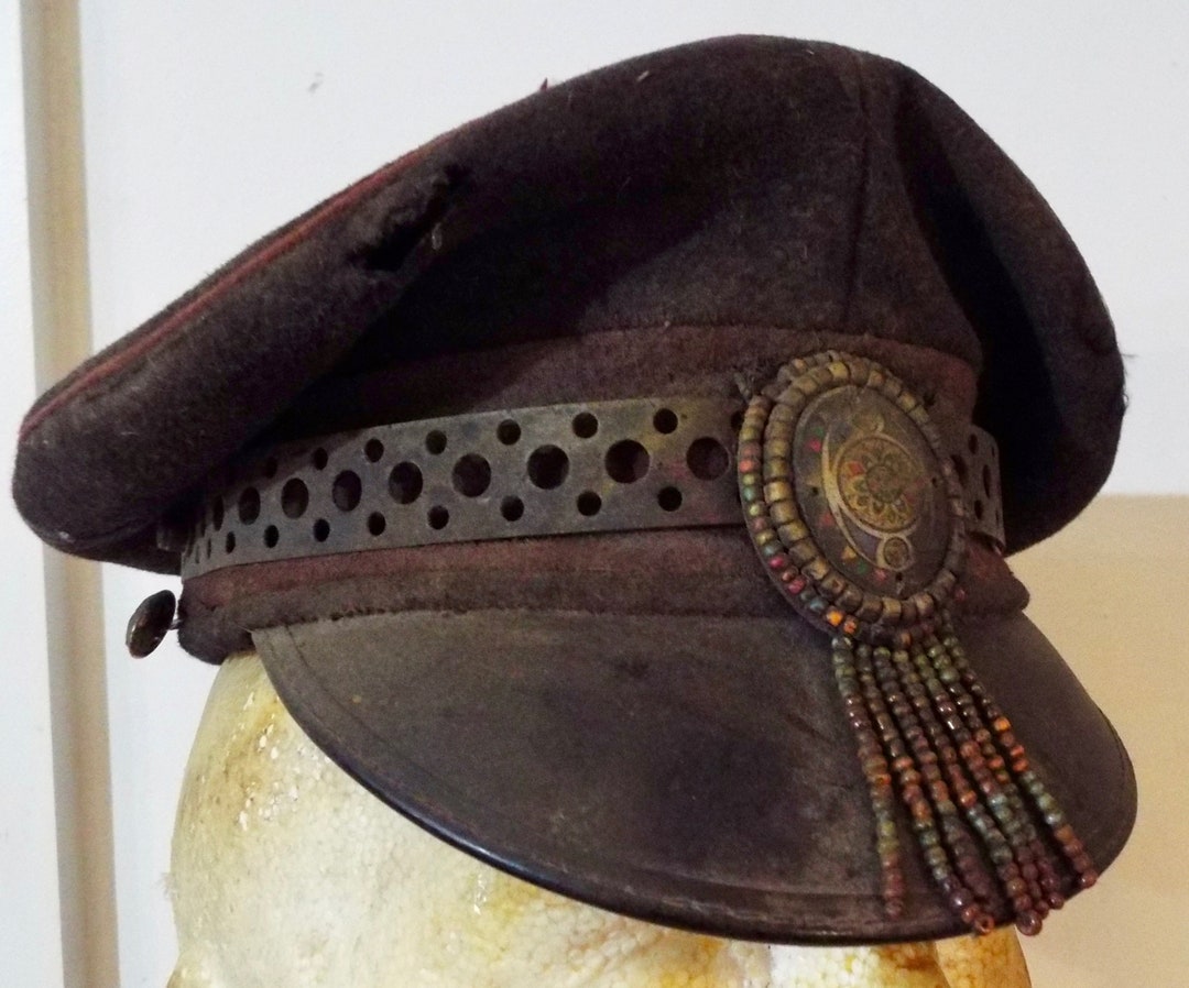 Post Apocalyptic Peaked Cap, Wasteland, Upcycled, Mad Max, LARP ...