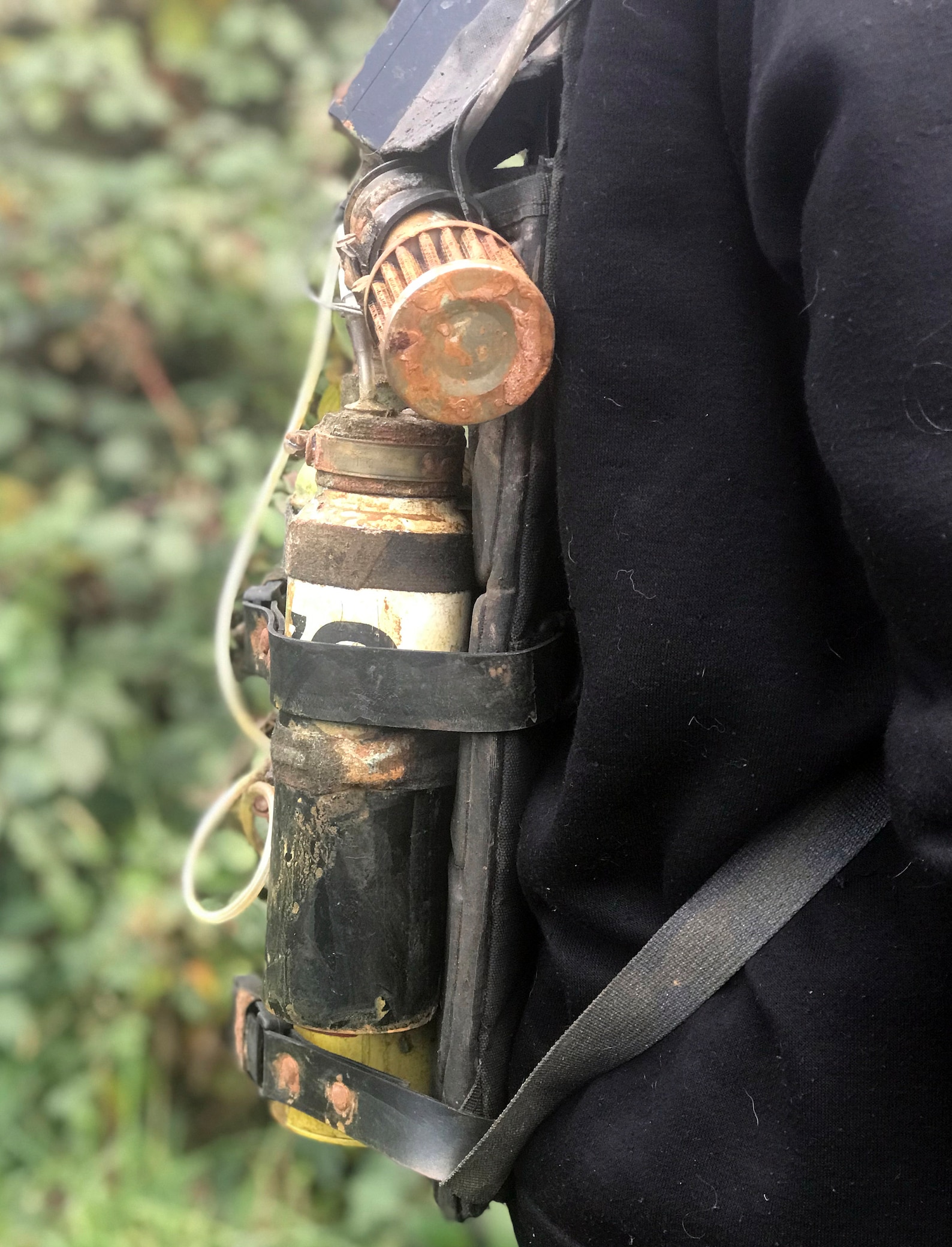 Post Apocalyptic Cyberpunk Scavenger Rig Backpack Water, Oxygen & Radio ...