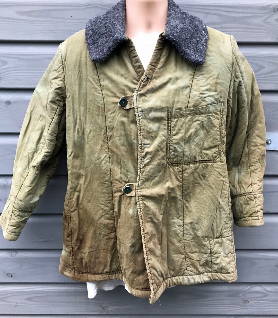 Distressed Soviet Padded Fufaika Vatnik Telogreika 38 / M - Etsy
