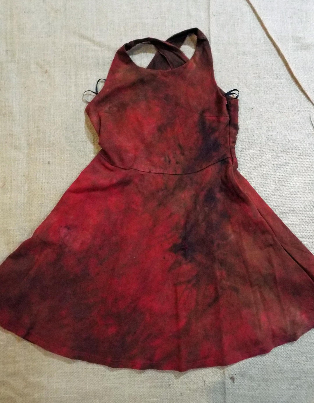 Wasteland Basic Dirt Dyed Stretch Fabric Dress - MEDIUM UK10 / US6 ...