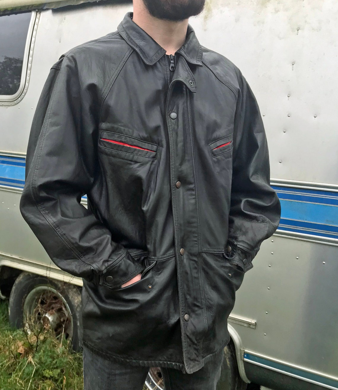 Dieselpunk Leather Jacket Copper Patination Medium | Etsy