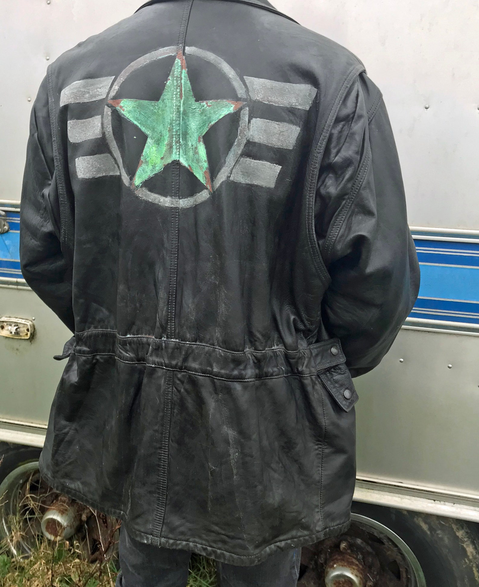 Dieselpunk Leather Jacket Copper Patination Medium - Etsy