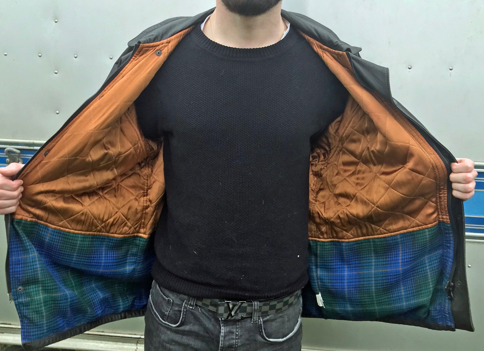 Dieselpunk Leather Jacket Copper Patination Medium | Etsy