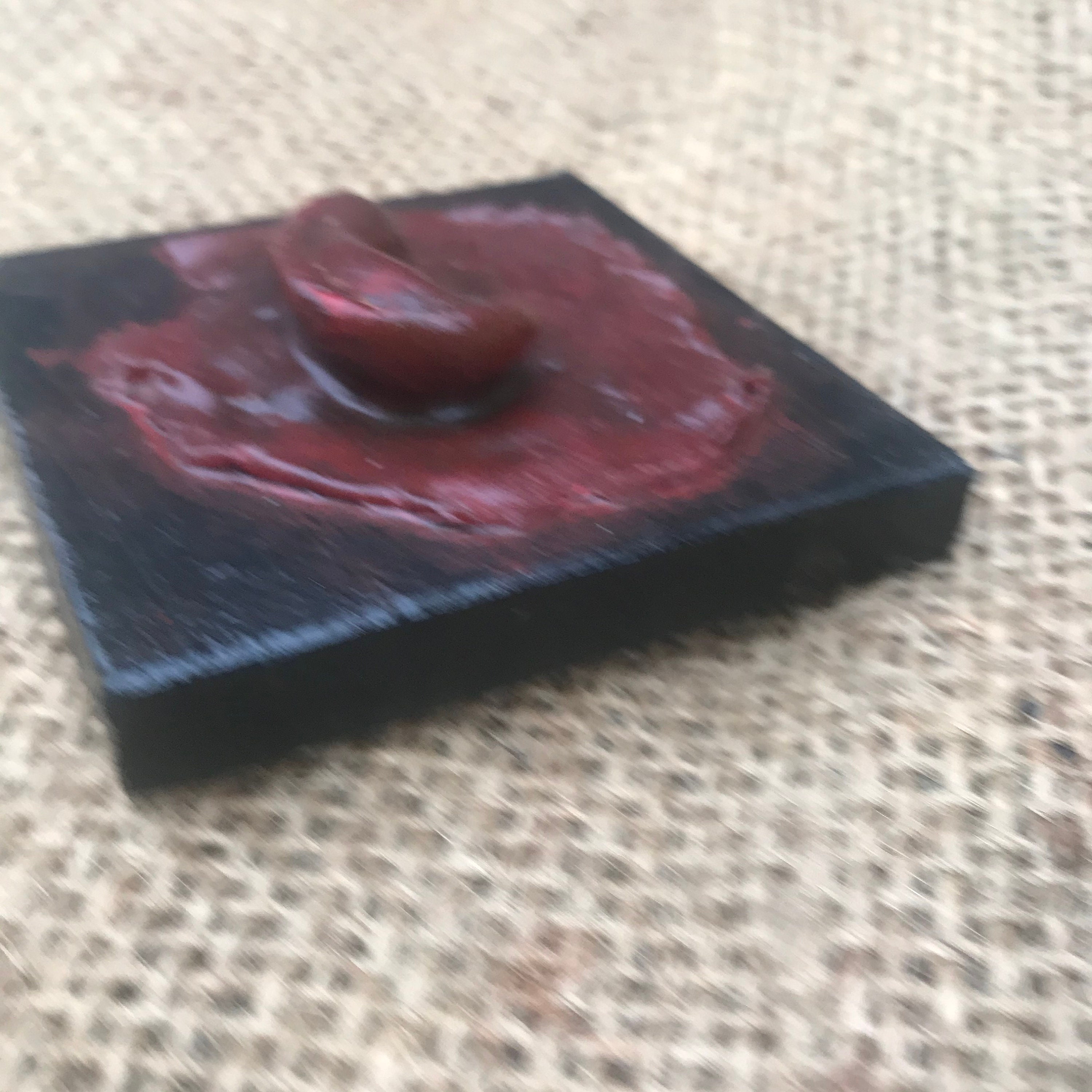 MATURE Necrotic Ear Latex Covered Mini Canvas | Etsy