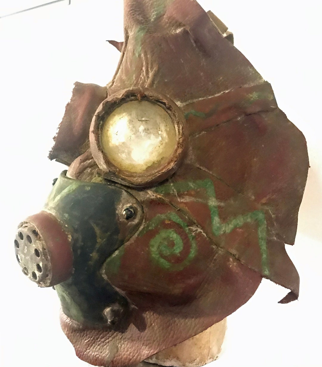Wasteland Raider Scavenger Shaman Mask - Leather. - Etsy