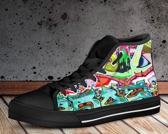 Graffiti shoes | Etsy