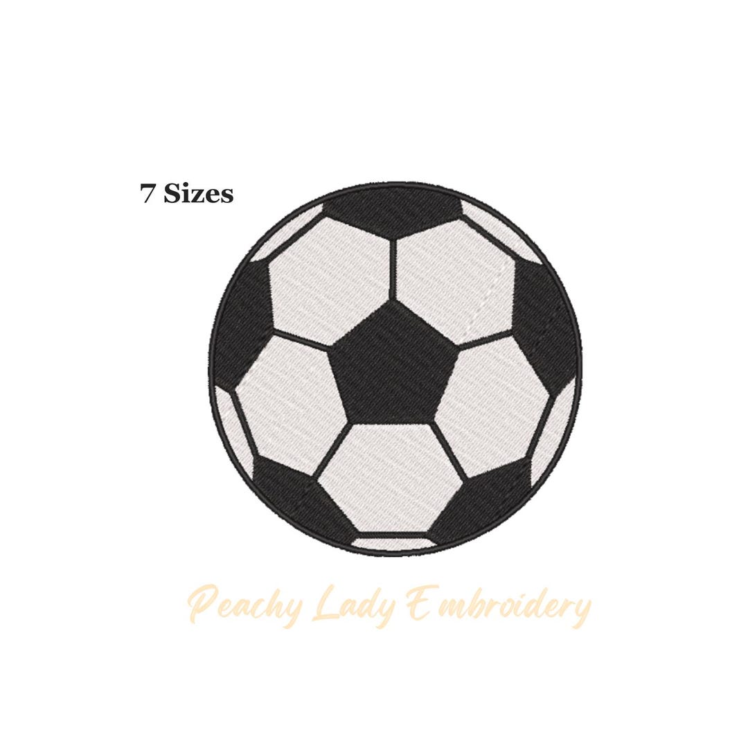 Soccer Ball Machine Embroidery Design: Digital File (instant Download ...