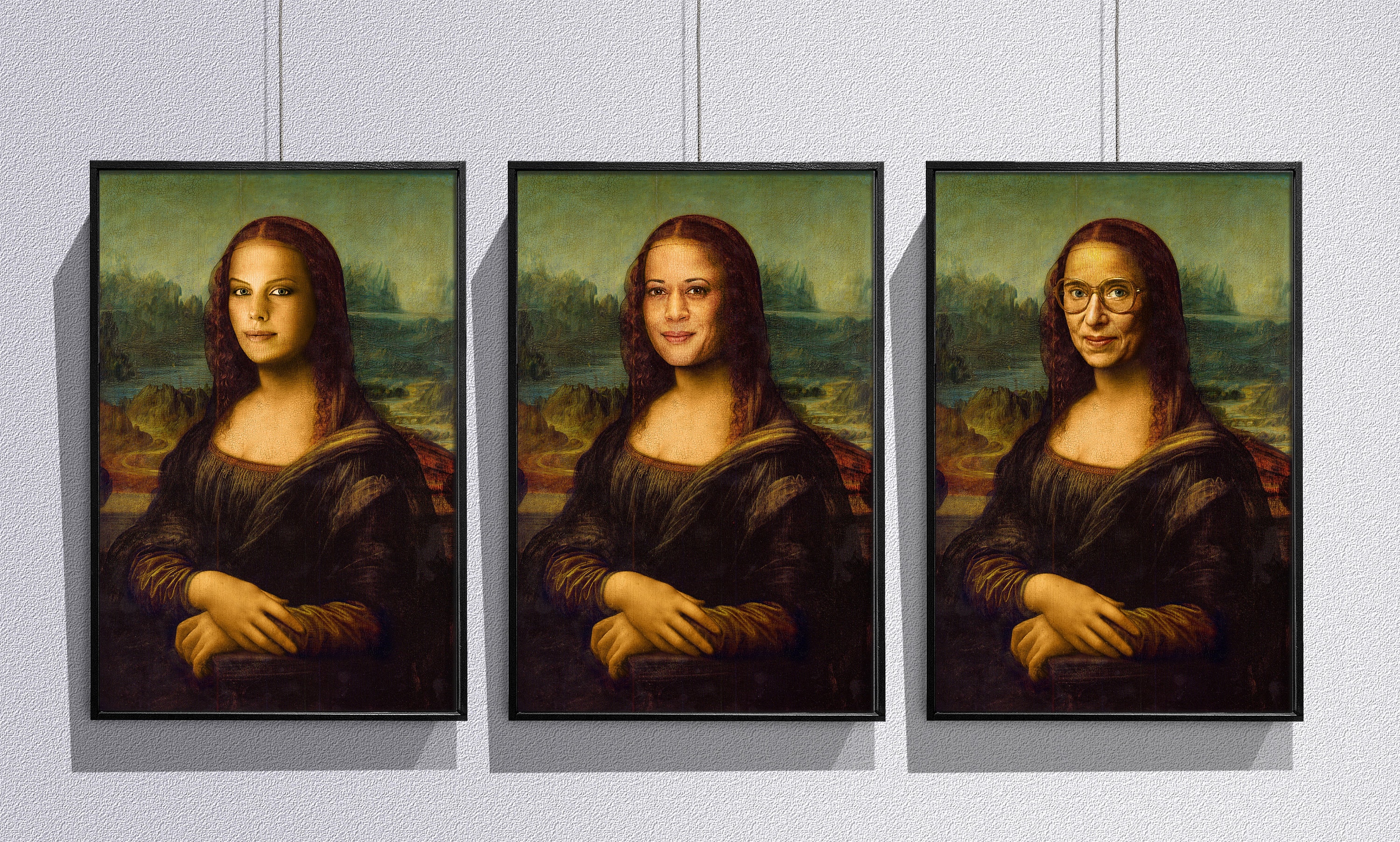 Mona Lisa Customizable Portrait for Woman, Classic Mona Lisa, Portrait ...