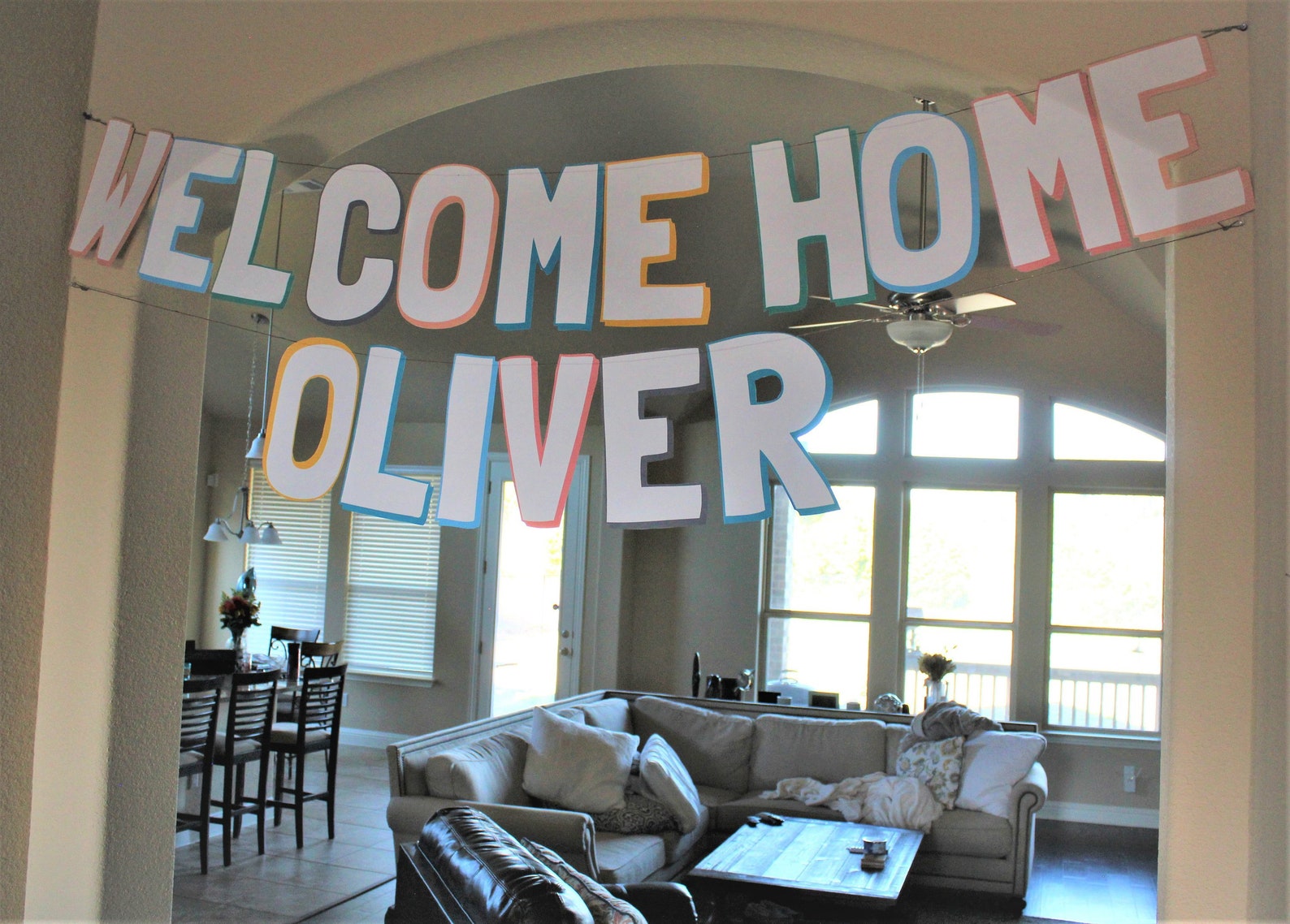 Customizable Welcome Home Baby Banner Printable Digital - Etsy