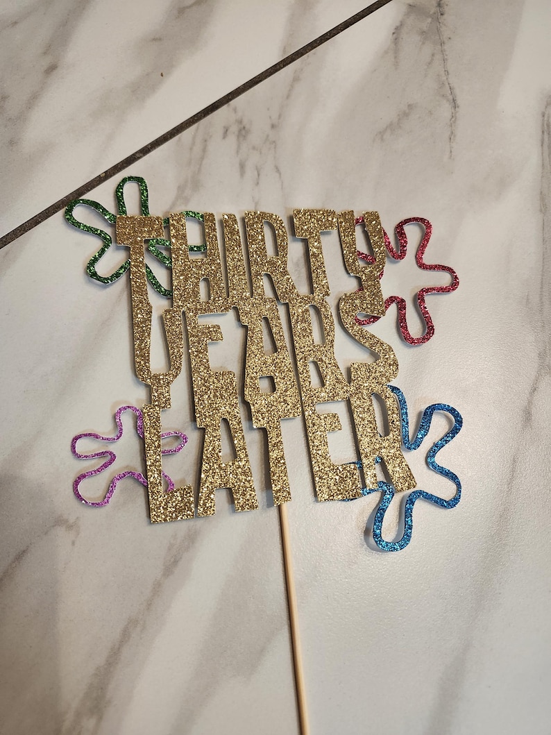 Sponge Themed Cake Topper - Etsy