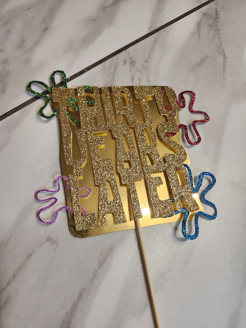 Sponge Themed Cake Topper - Etsy