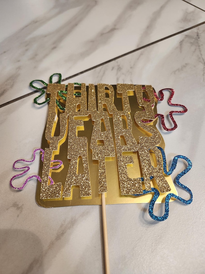 Sponge Themed Cake Topper - Etsy