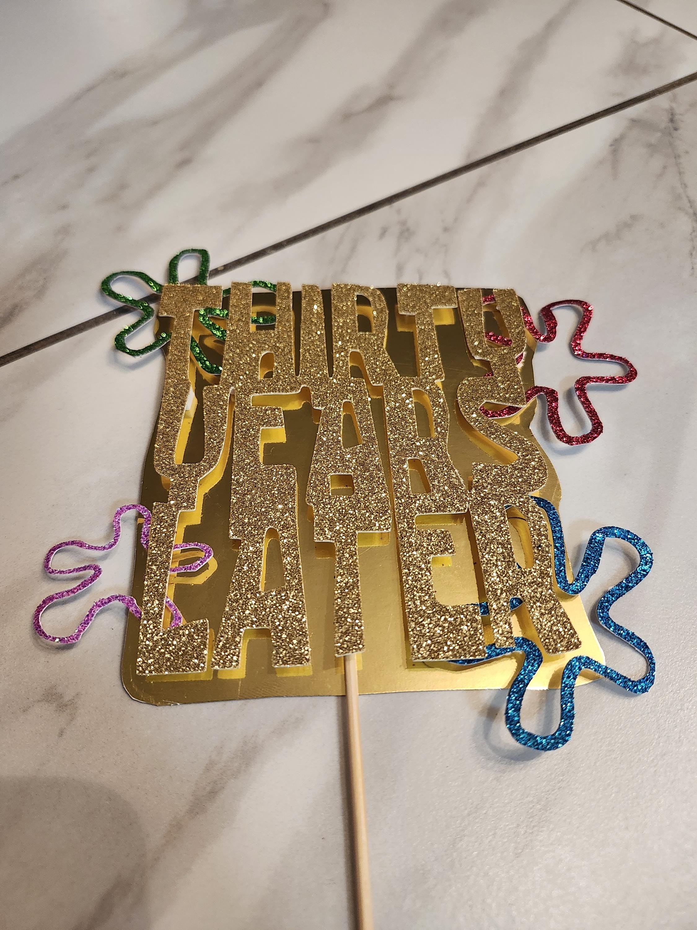 Sponge Themed Cake Topper - Etsy