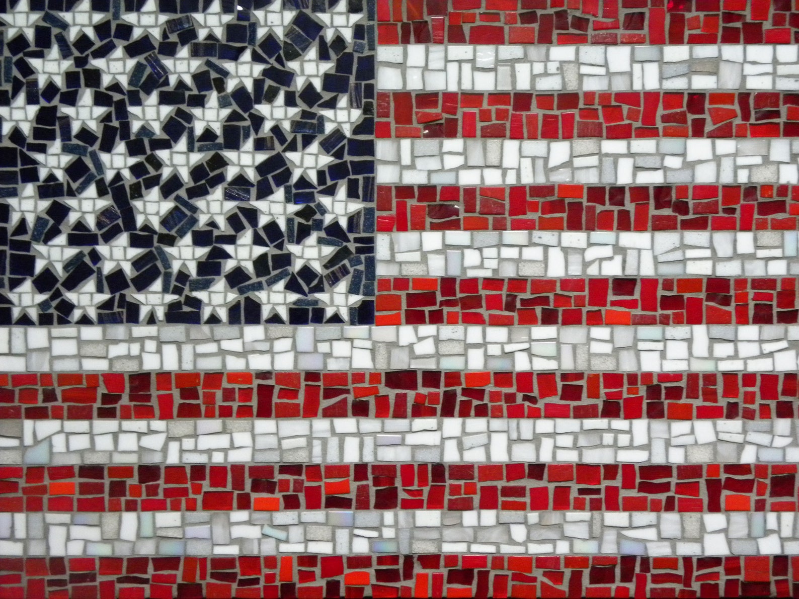 Mosaic American Flag - Etsy
