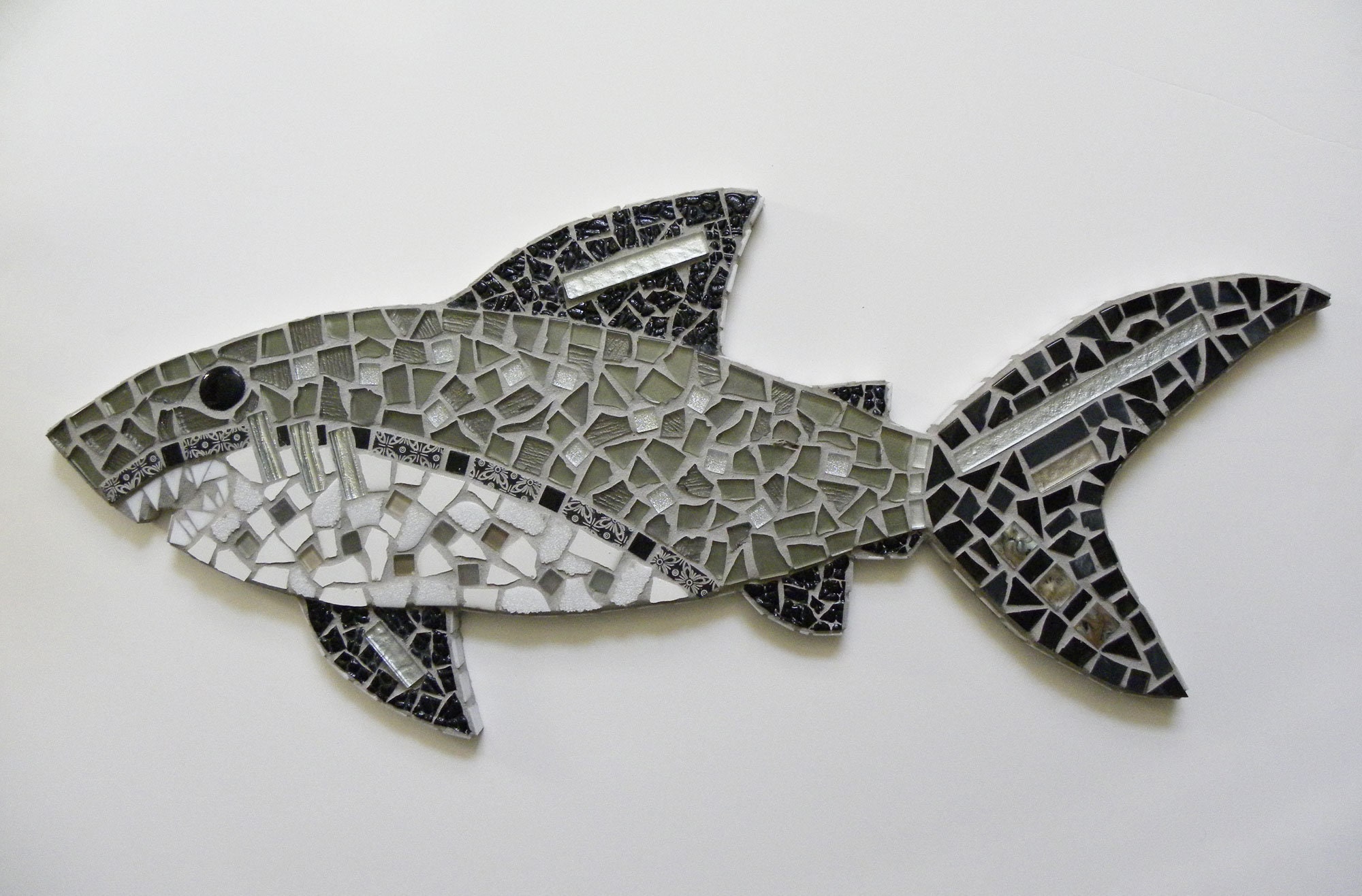 Mosaic Shark - Etsy