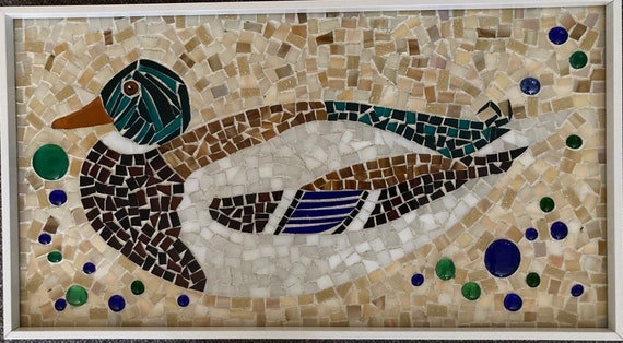 Mosaic Mallard Duck | Etsy