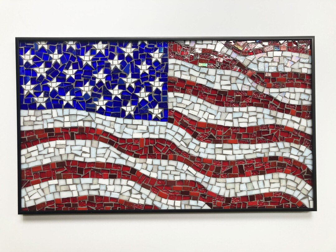 Mosaic Flag - Etsy