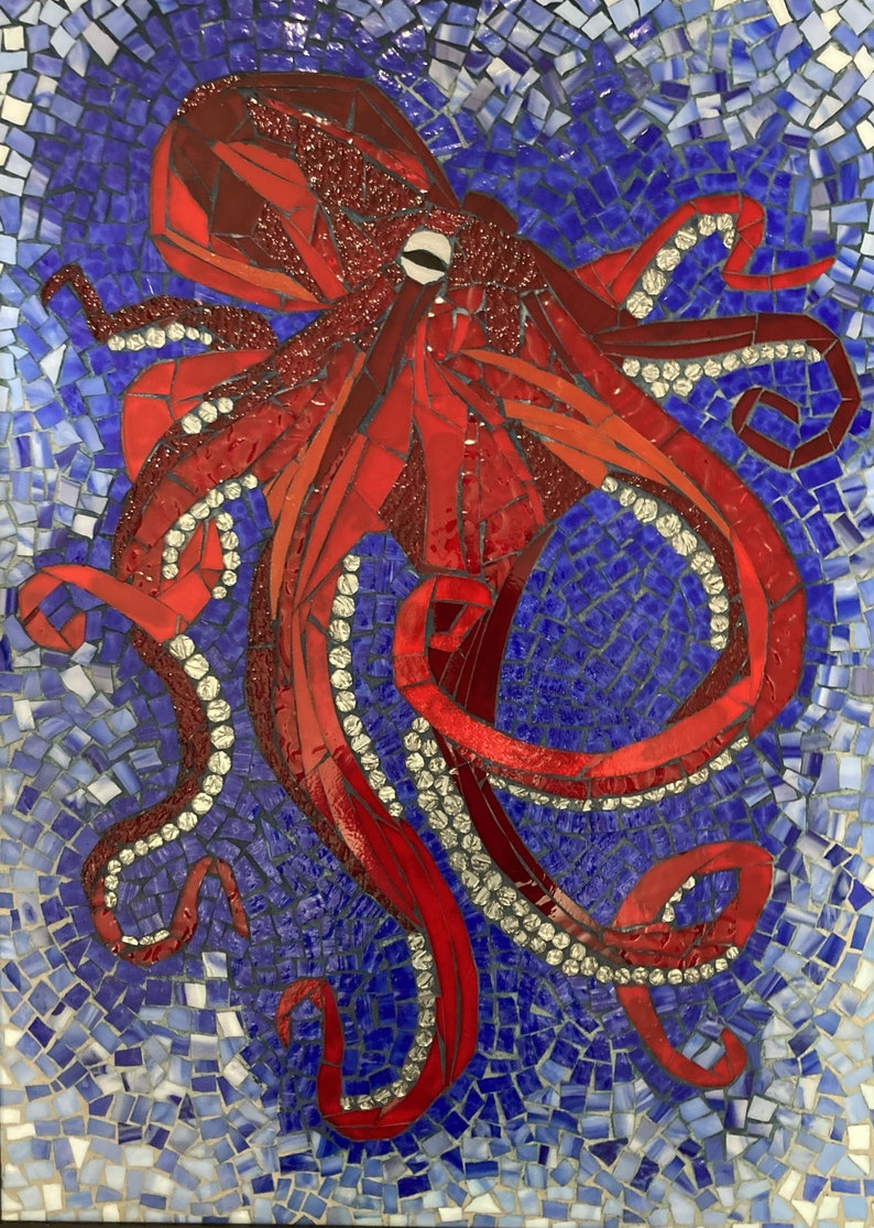 Mosaic Octopus - Etsy
