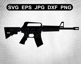 Automatic Rifle Svg - Etsy