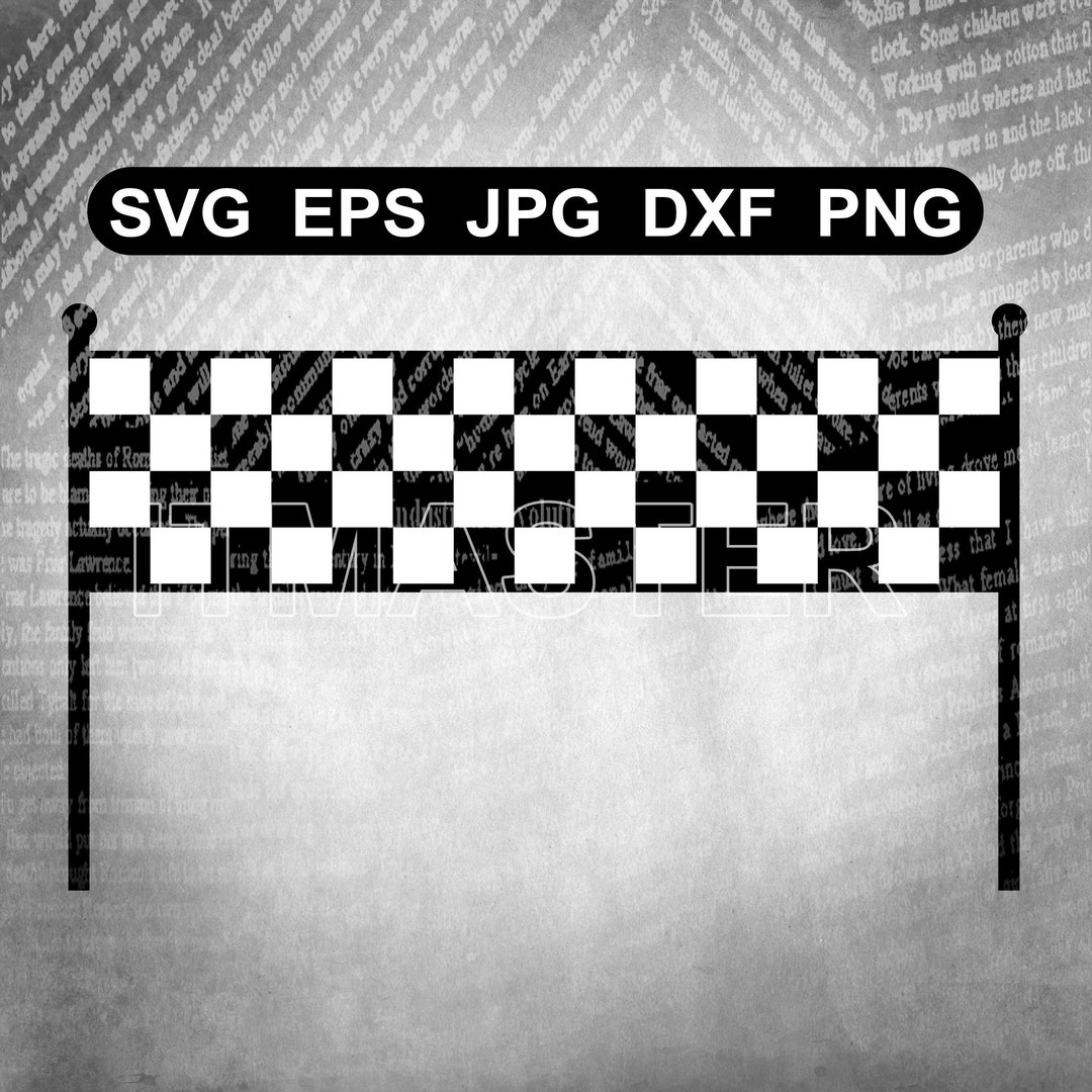 Finnish Line Racing Flag Svg NASCAR Layered Flag Checkered Flag Svg ...