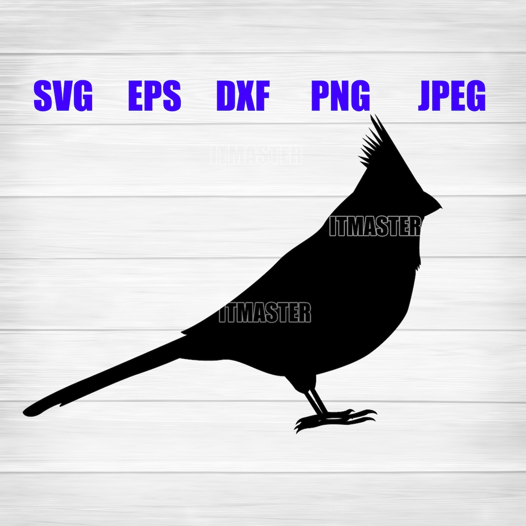 Cardinal Svg,cardinal Bird Svg,cardinal Silhouette Svg, Dxf, Jpg , Png ...