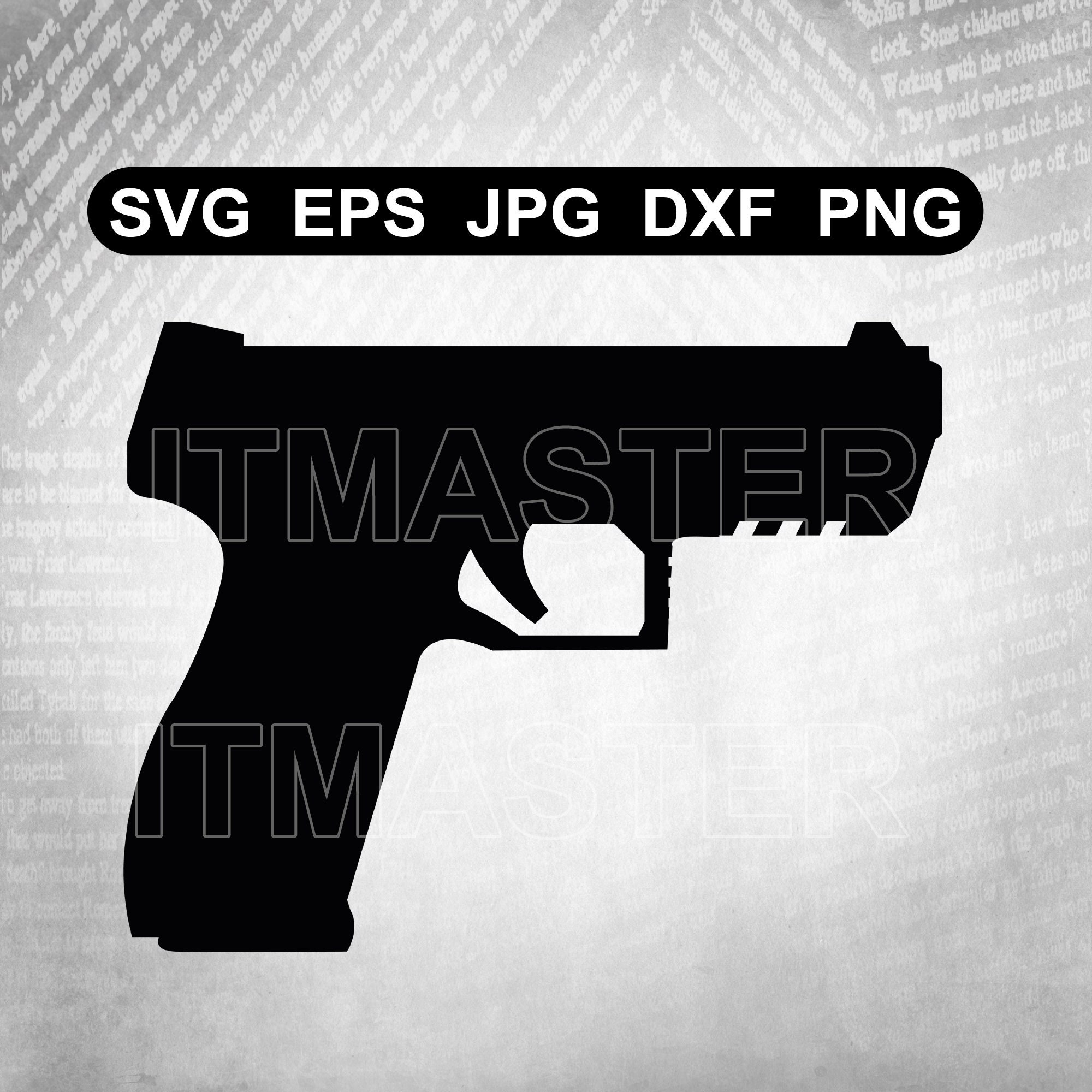 Glock White Silhouette